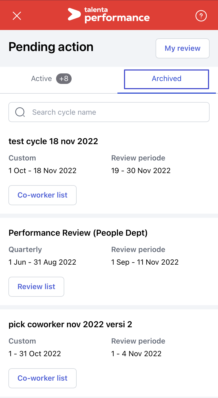 How to use Talenta Performance Review on Talenta Mobile – Mekari Talenta