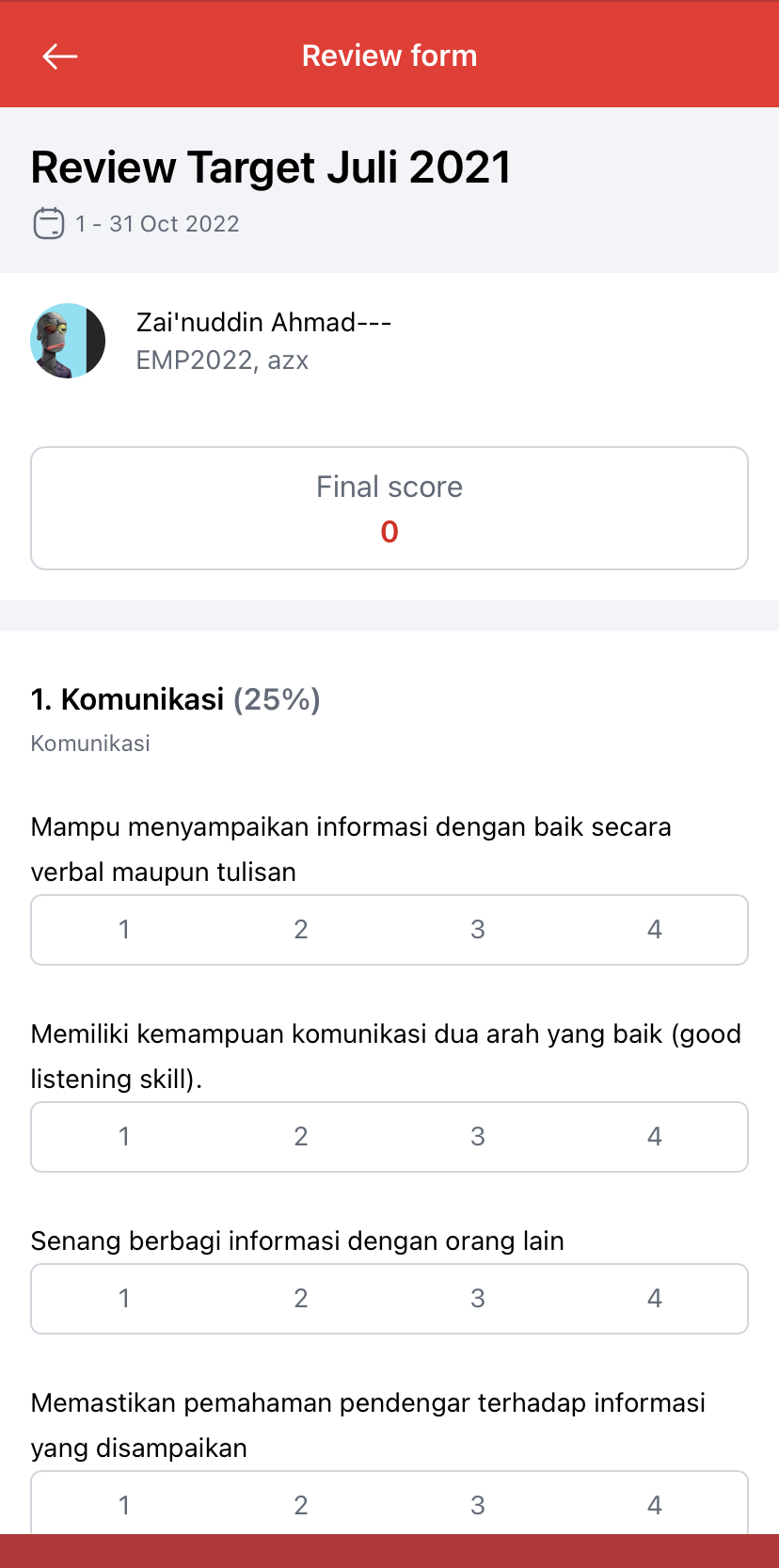 Bagaimana Cara Menggunakan Talenta Performance Review pada Talenta ...