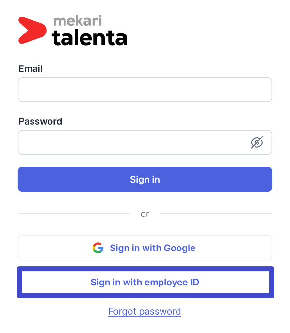 How to Log In to Talenta Using Your Employee ID – Mekari Talenta