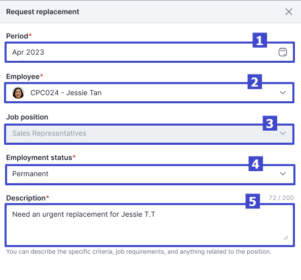 Bagaimana Cara Membuat Pengajuan Replacement pada Manpower Planning ...