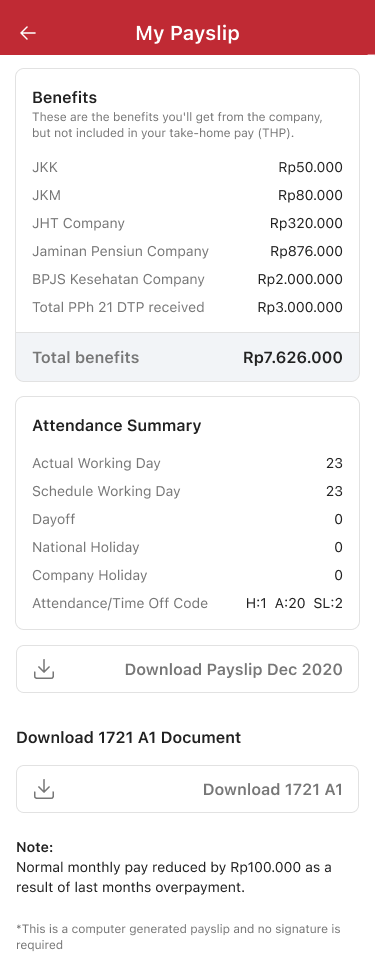 Bagaimana Cara Melihat Payslip pada Talenta Mobile – Mekari Talenta