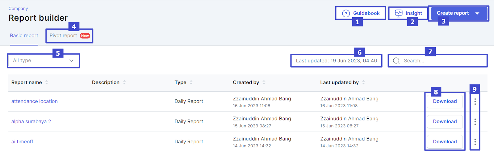 Sekilas Tentang Report Builder – Mekari Talenta