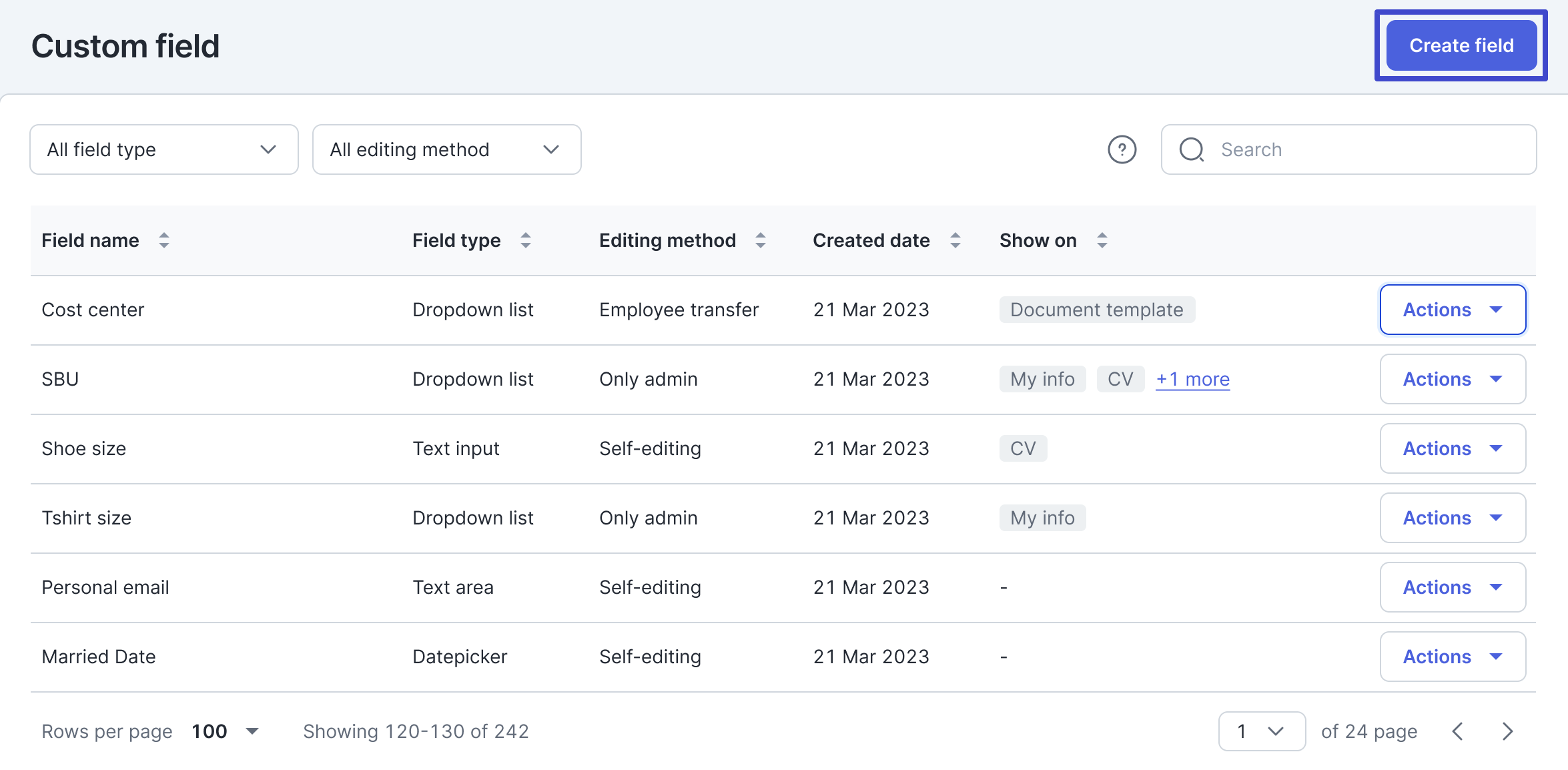 How to Manage Custom Field for All Employees in Settings Menu – Mekari Talenta