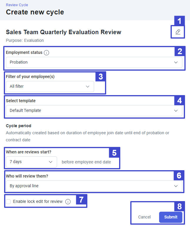How to Make a New Evaluation Review Cycle – Mekari Talenta