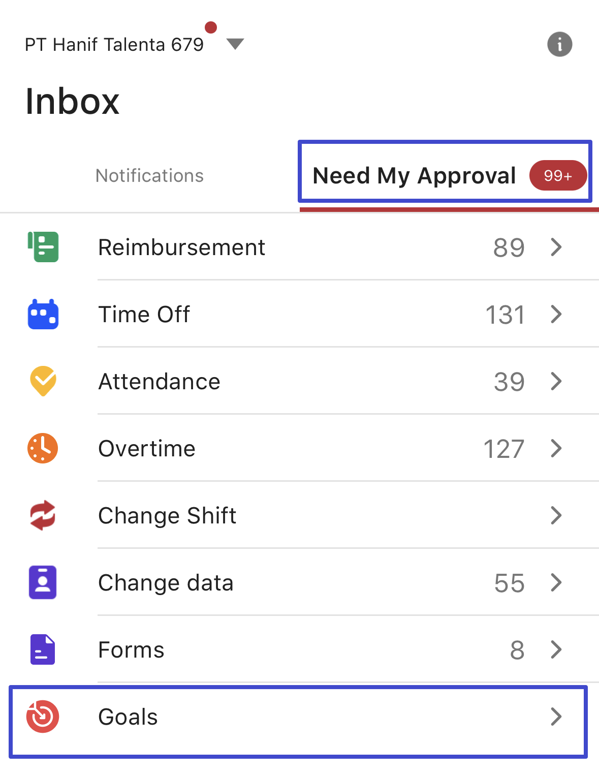 How to Manage Goals on Need My Approval – Mekari Talenta