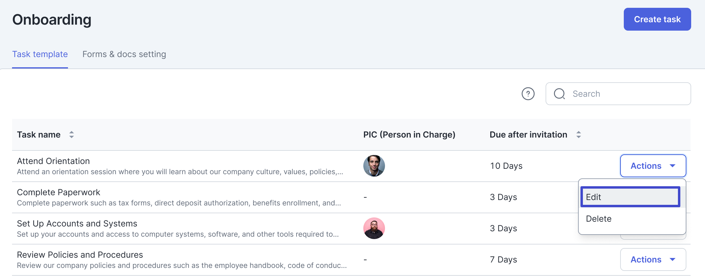 How to Organize Task Templates, Forms, and Onboarding Settings ...