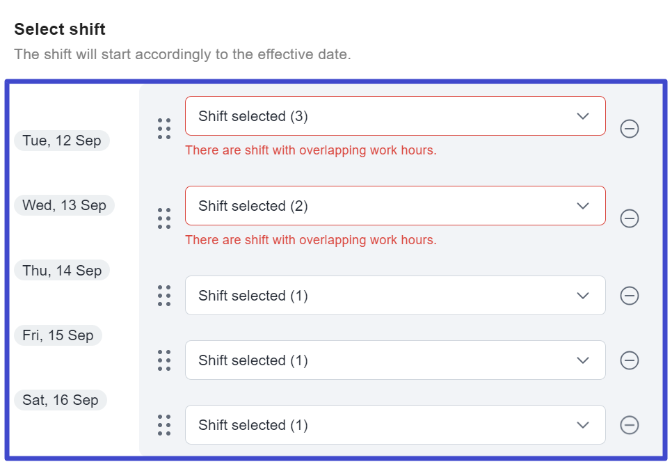 Bagaimana Cara Assign Single dan Multiple Shift pada Tampilan Calendar Scheduler – Mekari Talenta