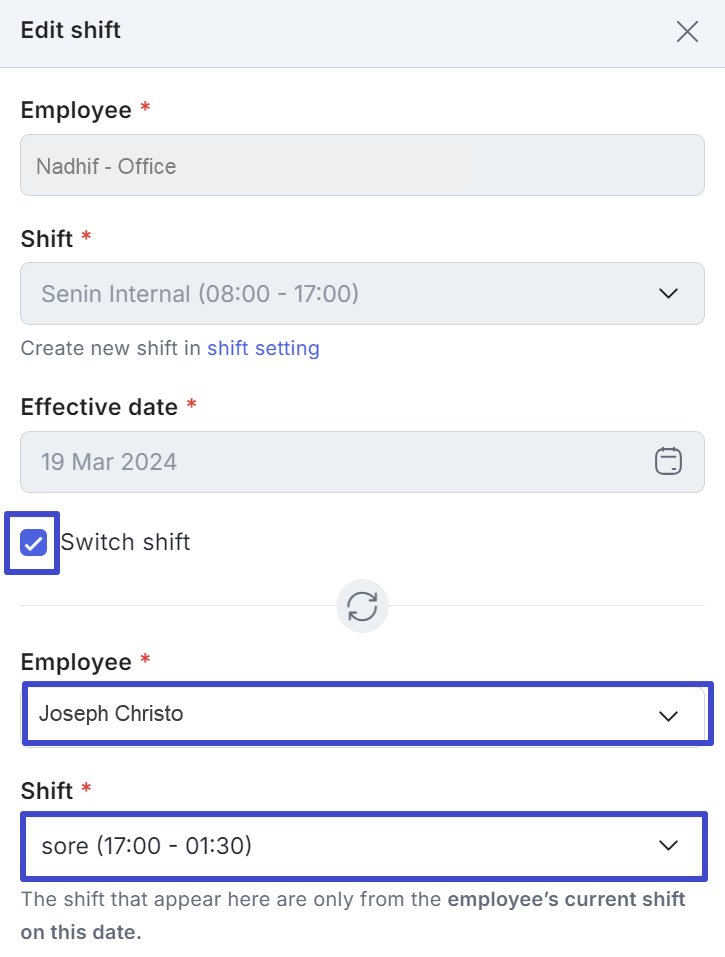 Bagaimana Cara Assign Single dan Multiple Shift pada Tampilan Calendar ...