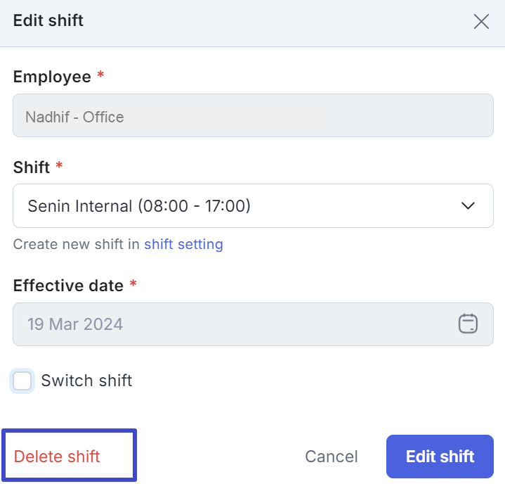 Bagaimana Cara Assign Single dan Multiple Shift pada Tampilan Calendar ...