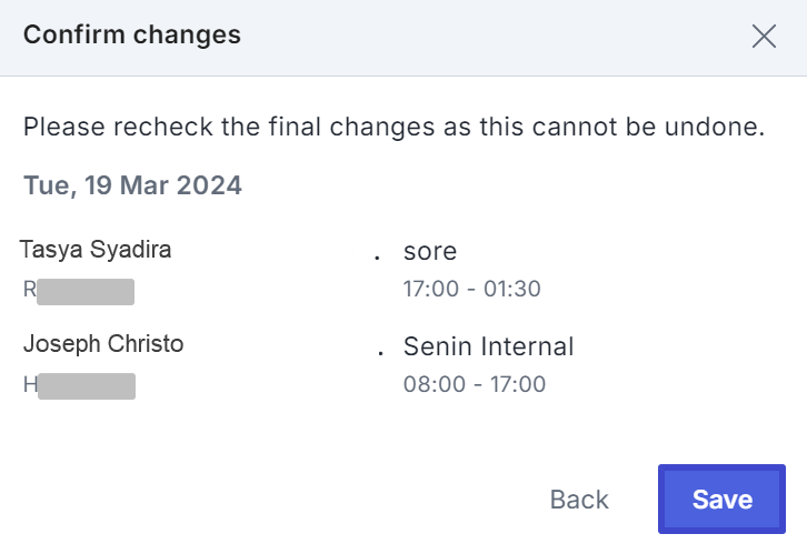 Bagaimana Cara Assign Single dan Multiple Shift pada Tampilan Calendar ...