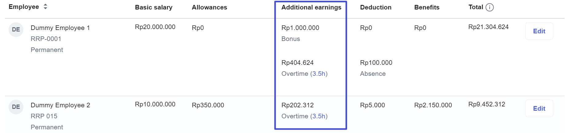 Bagaimana Cara Import One Time Payroll Component Secara Massal – Mekari ...