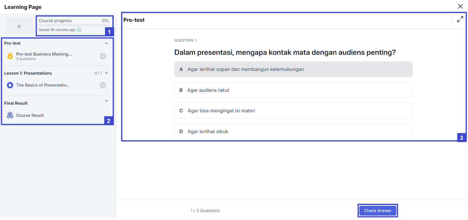 How to Complete a Course in Talenta LMS – Mekari Talenta