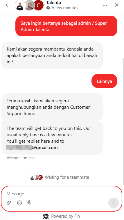 Bagaimana Cara Menghubungi Tim Support Mekari – Mekari Talenta